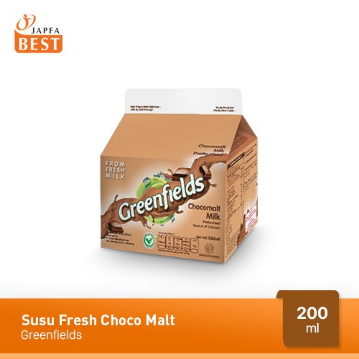 Susu Fresh Choco Malt Greenfields 200 ml – Japfa Best Online