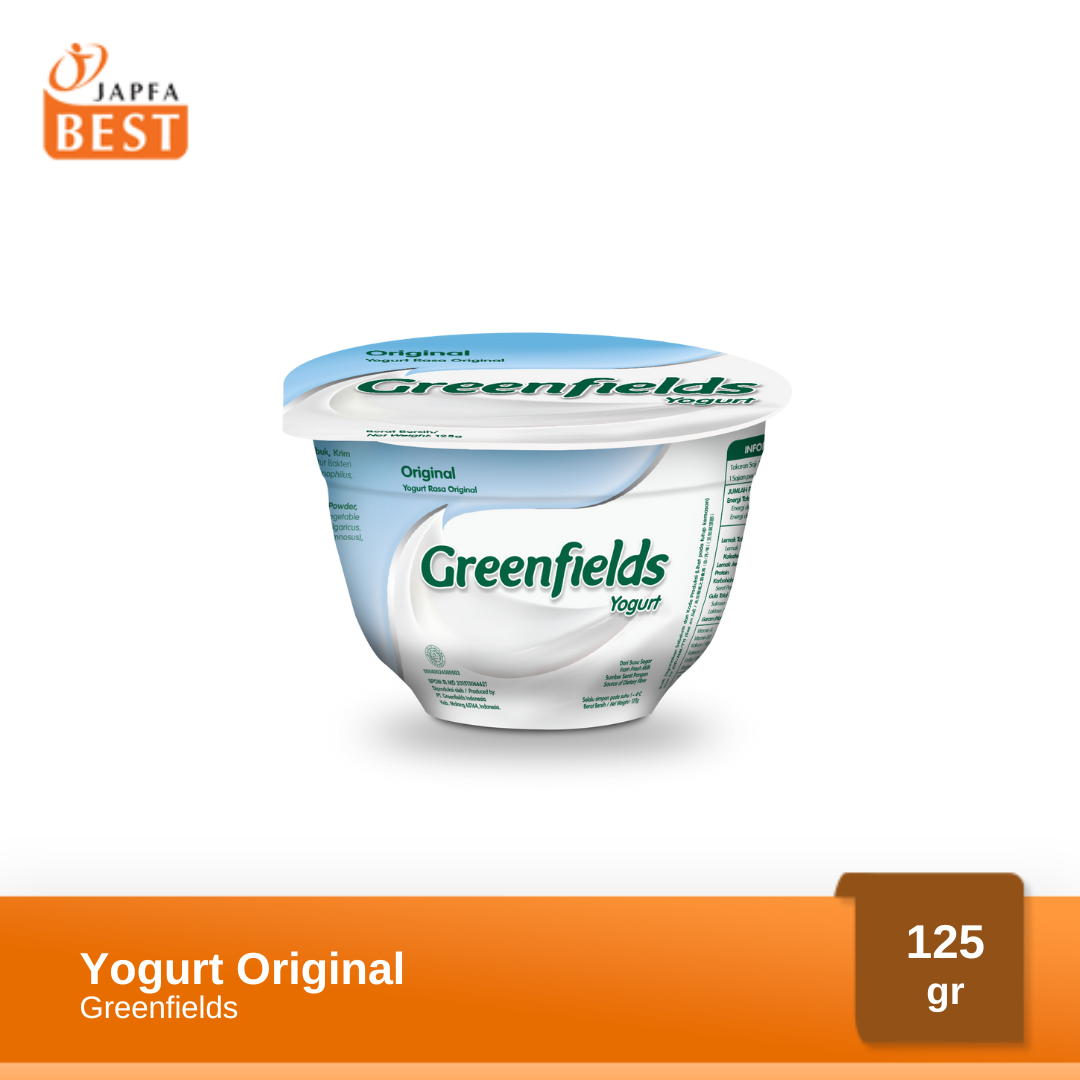 Greenfields Yogurt Original 125 gr – Japfa Best Online