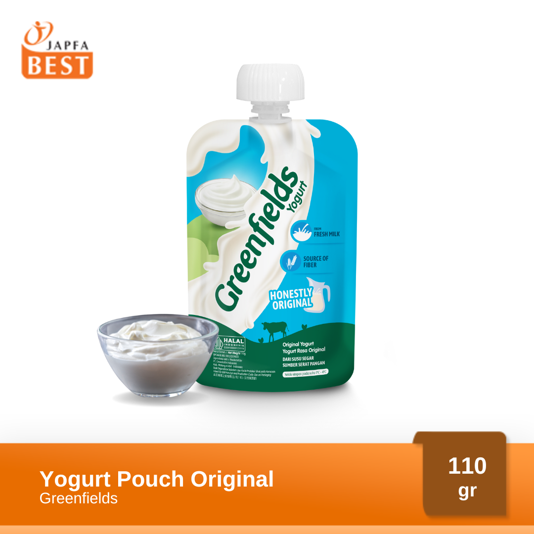 Greenfields Yogurt Pouch Original 110gr – Japfa Best Online